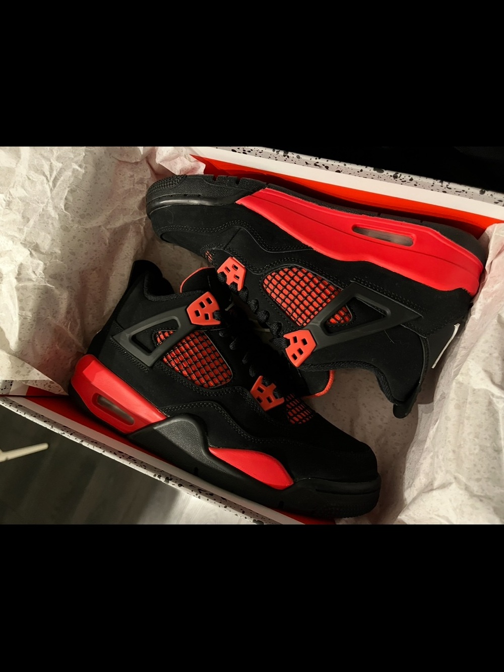 Jordan | Shoes | Nike Air Jordan 4 Retro Red Thunder | Poshmark